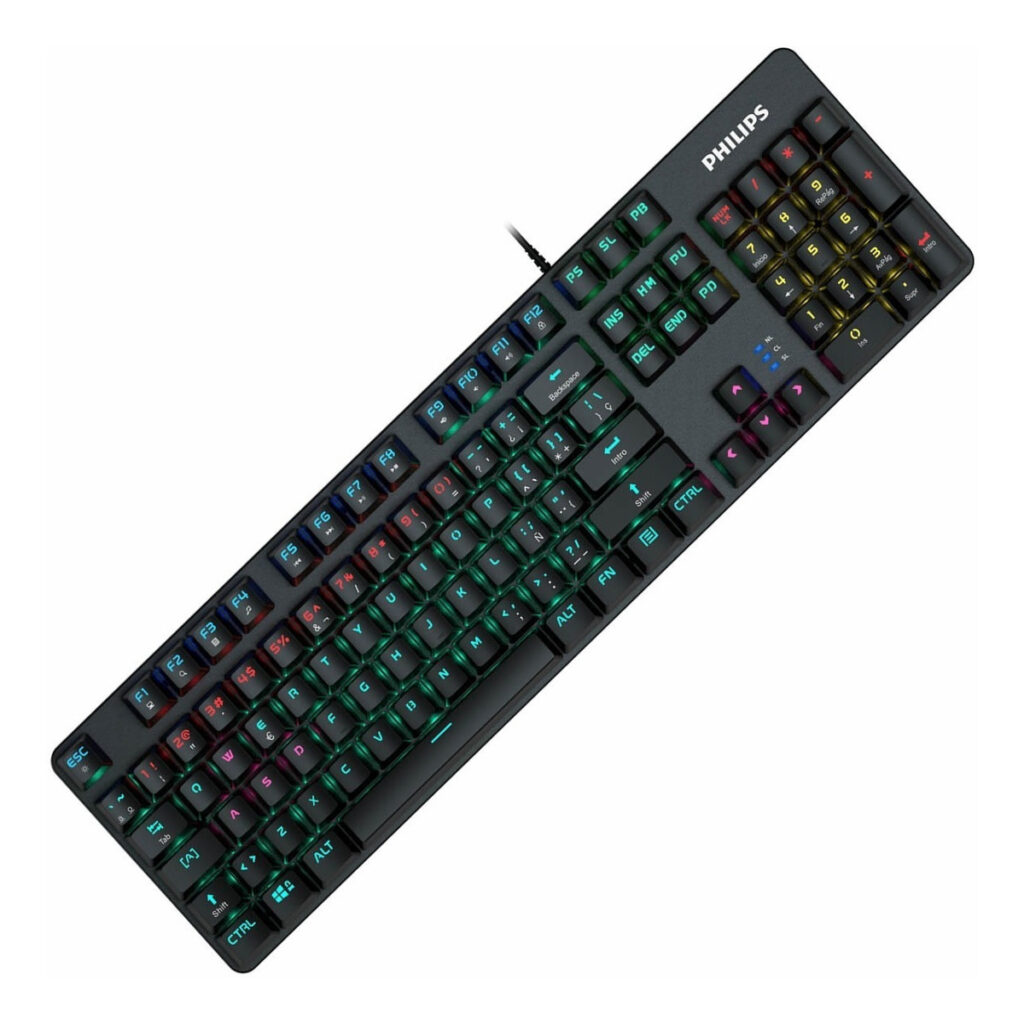 Philips Teclado Mecanico G401 Gaming Usb 104Keys Mix ligth – Prospero